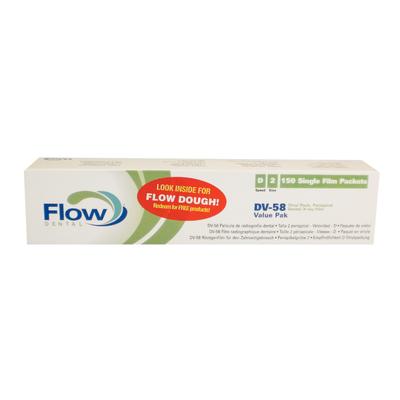 Flow Silver D™ D Speed Intraoral X-ray Film, DV-58 (Size 2 Adult)