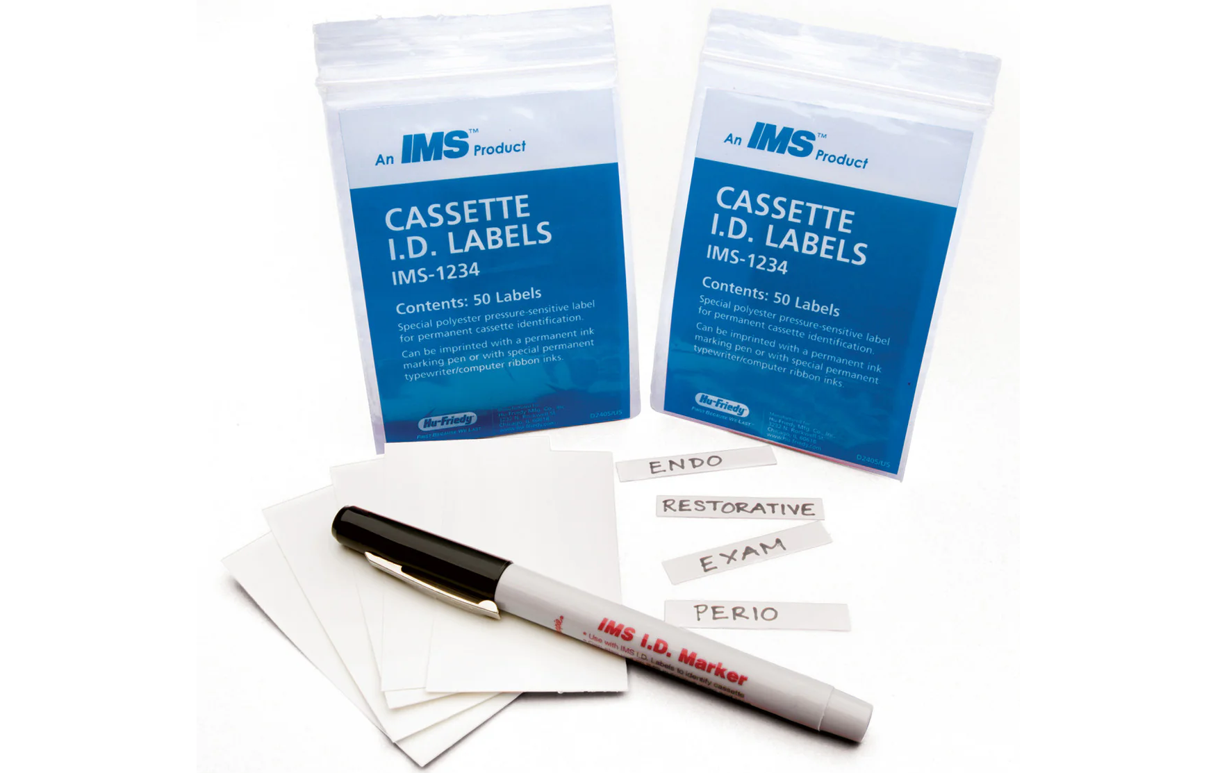 IMS CASSETTE I.D. LABELS (50/PK)