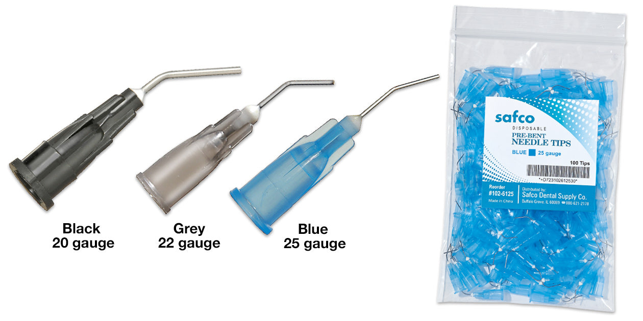 NEEDLE TIP 22GA BENT (100/PK) **GREY ONLY**